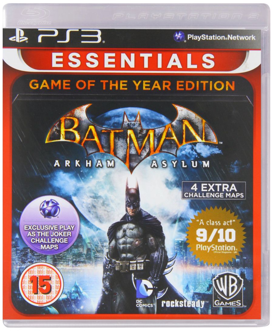 Batman Arkham Asylum Game of the Year Essentials [PlayStation 3 ...